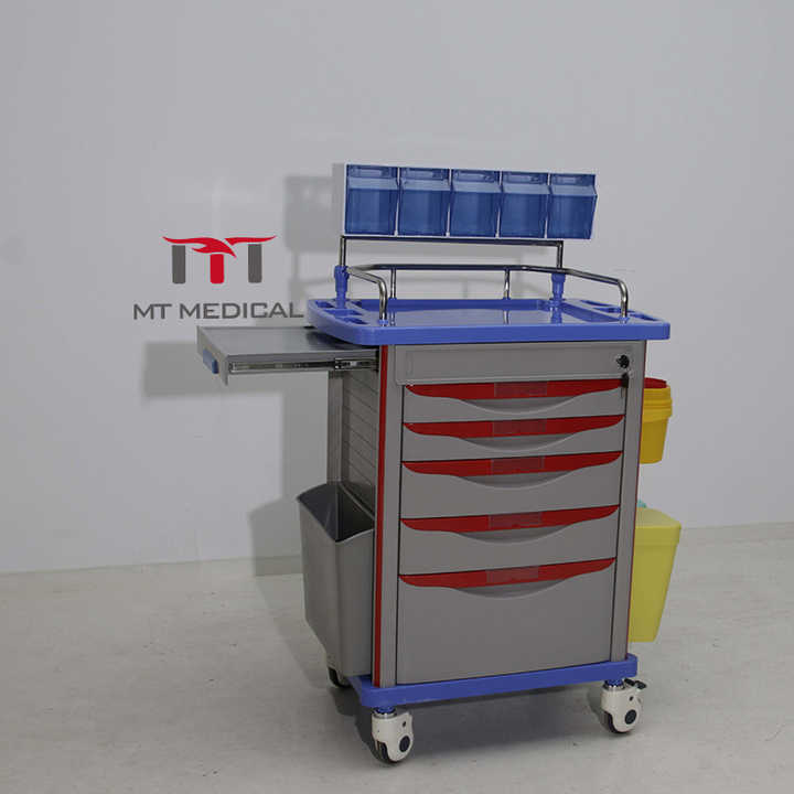 MT MEDICAL Hospital Resuscitation Crash Cart - Emergency Trolley