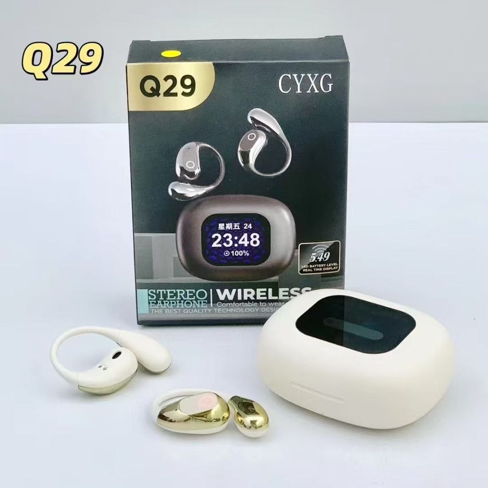 Q29 Stereo OWS Open Bone Conduction Gaming Tws with Touch Screen ...