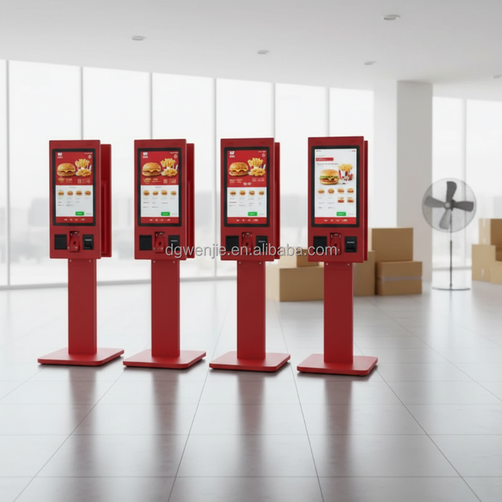 18.5inch Touch Screen Parking Lot Payment Kiosk Cash Acceptor Bill ...