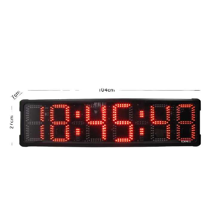 Double Sided HH:MM:SS Format Race Timing Clock - IP65 Waterproof