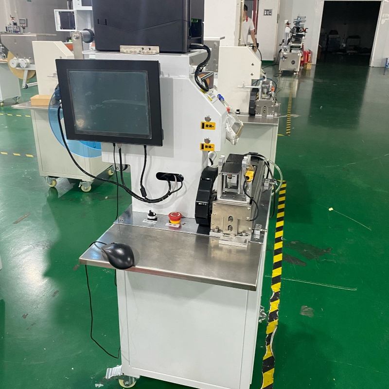 Electric Tube Cable Label Sticker Machine PLC Core Cartons Packaging ...