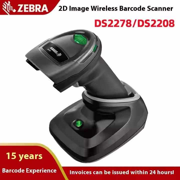 Zebra DS2278 2D Wireless Scanner Gun with USB Interface for Plug-and ...