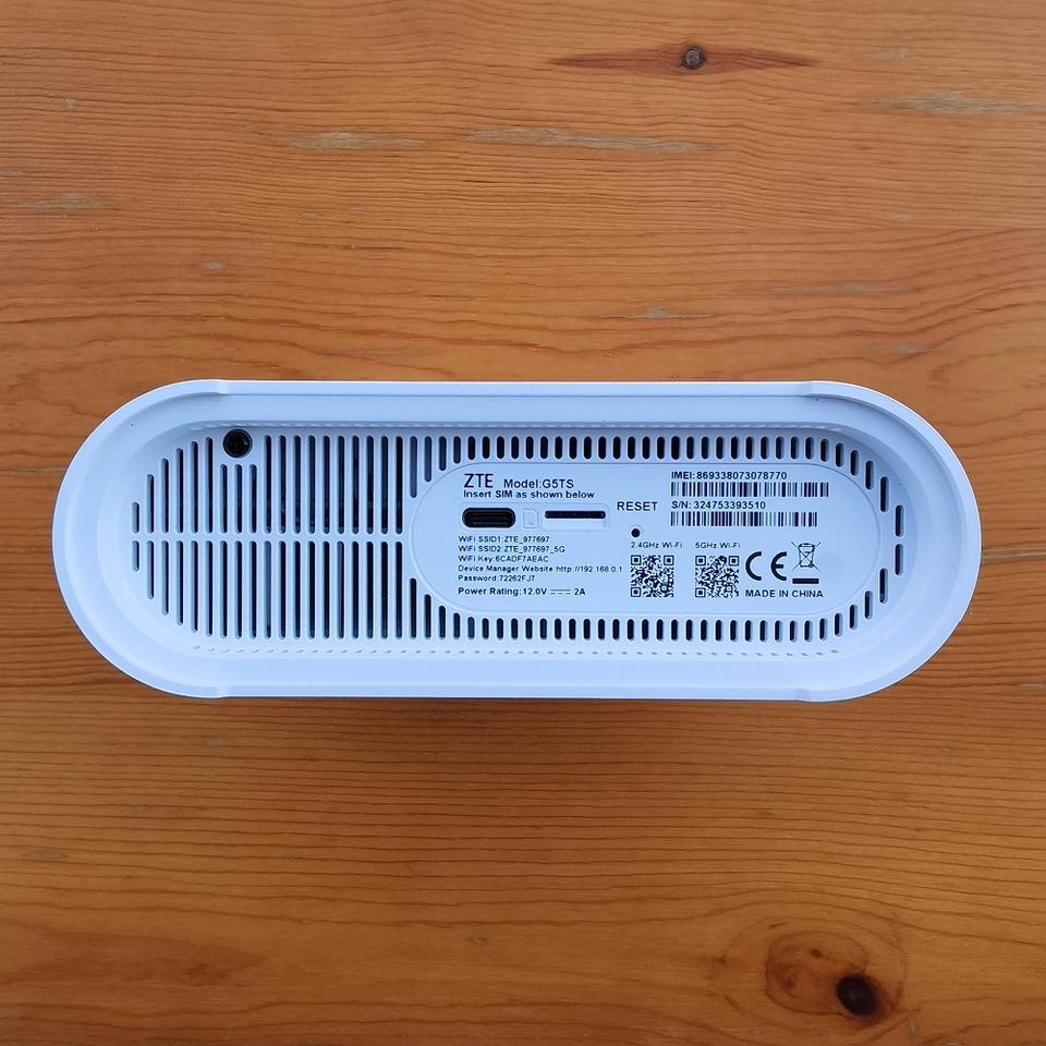 Original ZTE G5TS 5G CPE Router 5G Wireless Router Modem 4G Wifi ...