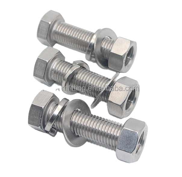 Din933 Nut And Bolts Hex Bolt M20 M21 M22 Bolts And Nuts Price - Buy ...