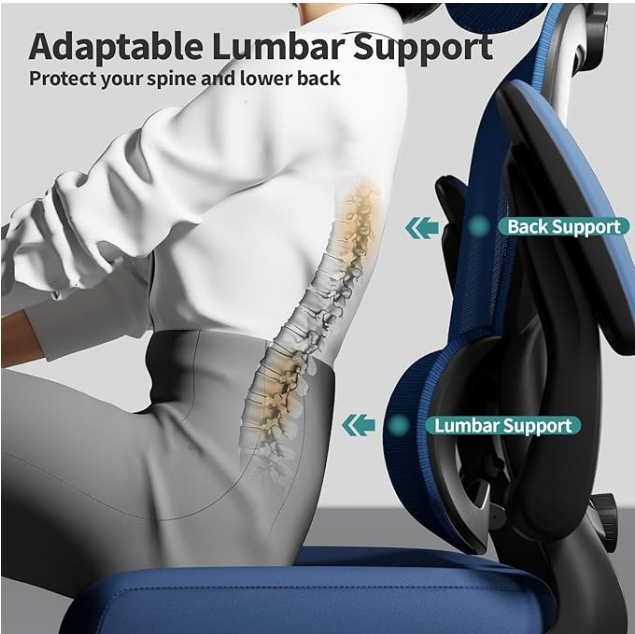 For Modern Executive Office Chair Ergonomic 3D Adjustable Armrest with ...