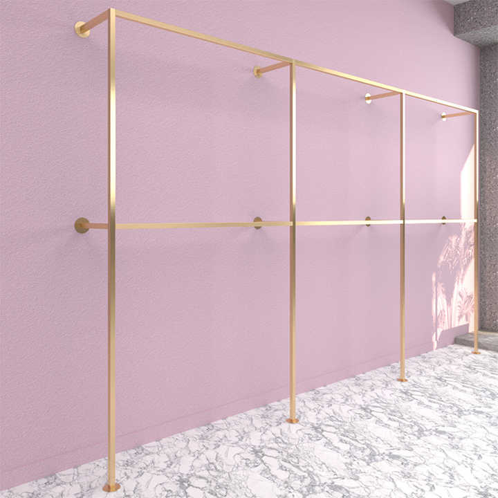 Luxury Boutique Wall Display Racks - Custom & Easy Assembly