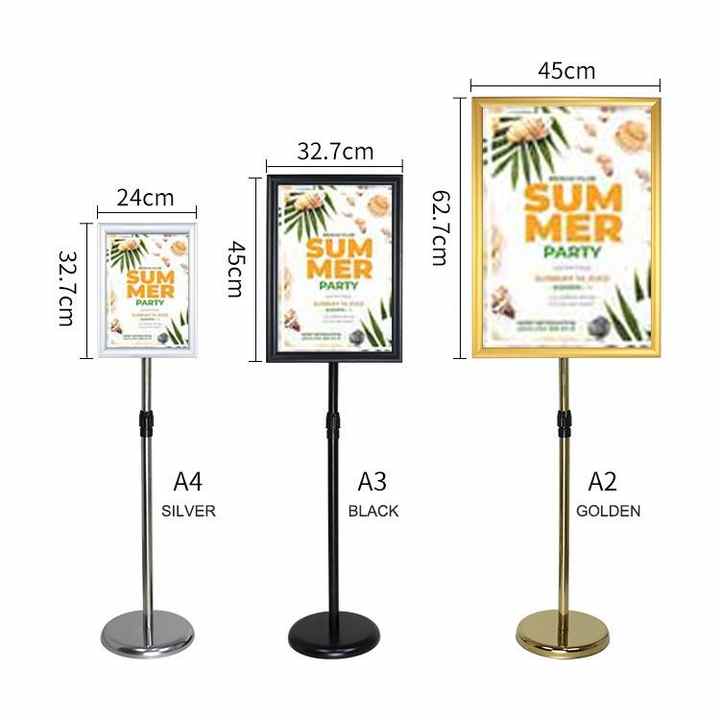 Custom A1 A2 A3 A4 Poster Frames - Eco-Friendly Display Stands