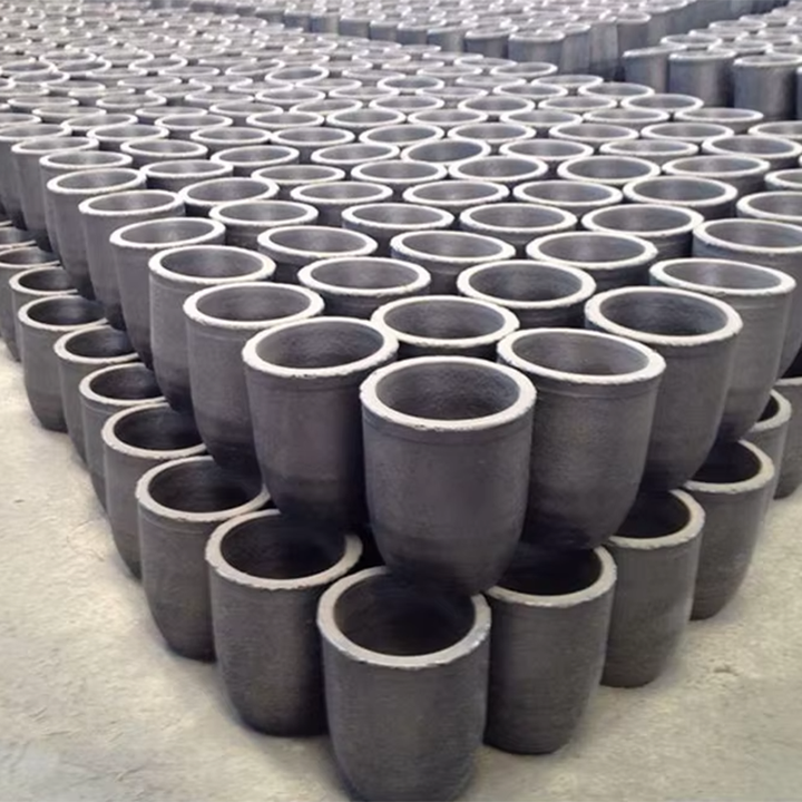 High Quality Polished Graphite Crucibles With Cover Carbide Refractory ...