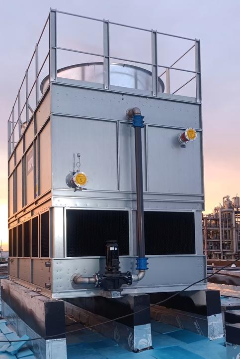 CTI Certified Ultra-low Bleaching Water Close Loop Counterflow Cooling ...