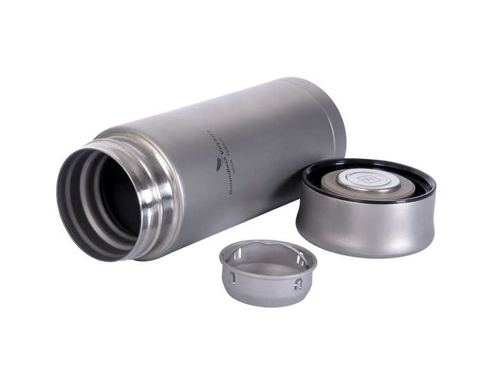 Титановый вакуумный термос с фильтром Boundless Voyage, двухслойная ...