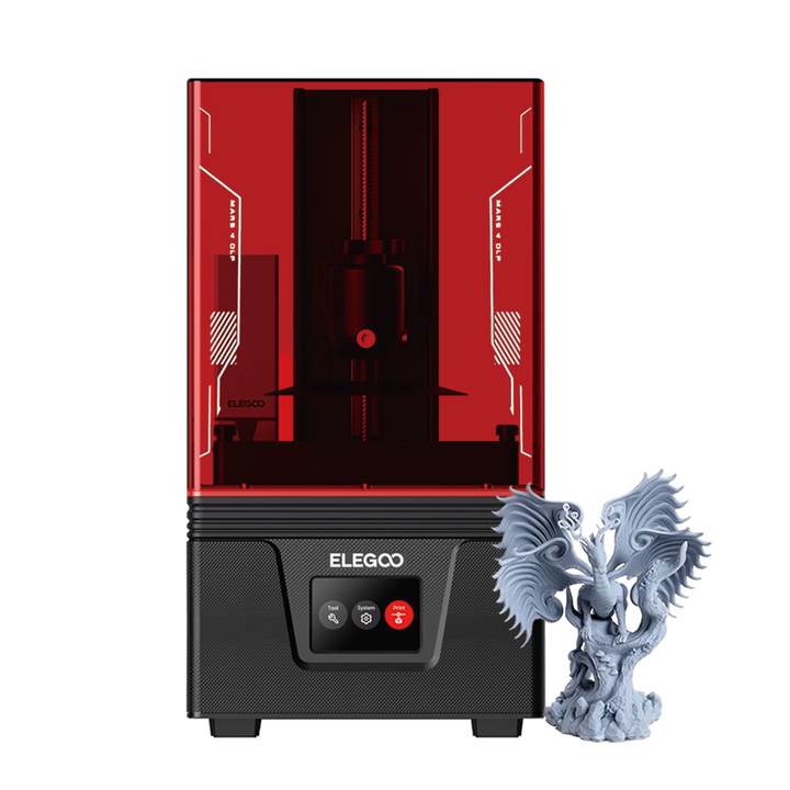 ELEGOO Mars 4 DLP 3D Printer - 132.8x74.7x150mm, 0.05mm Resolution ...
