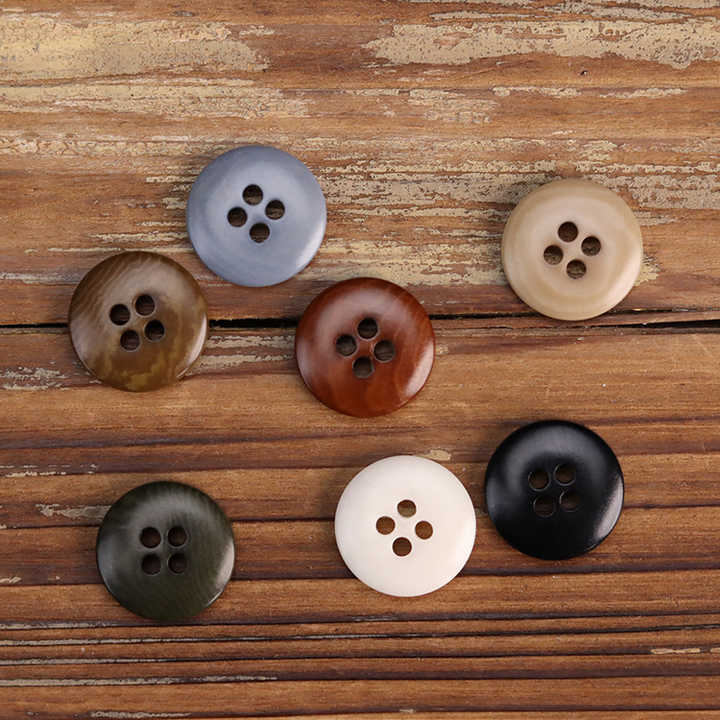 Customizable Logo Dyed Colored Natural Corozo Nut Shell Button for Clothing