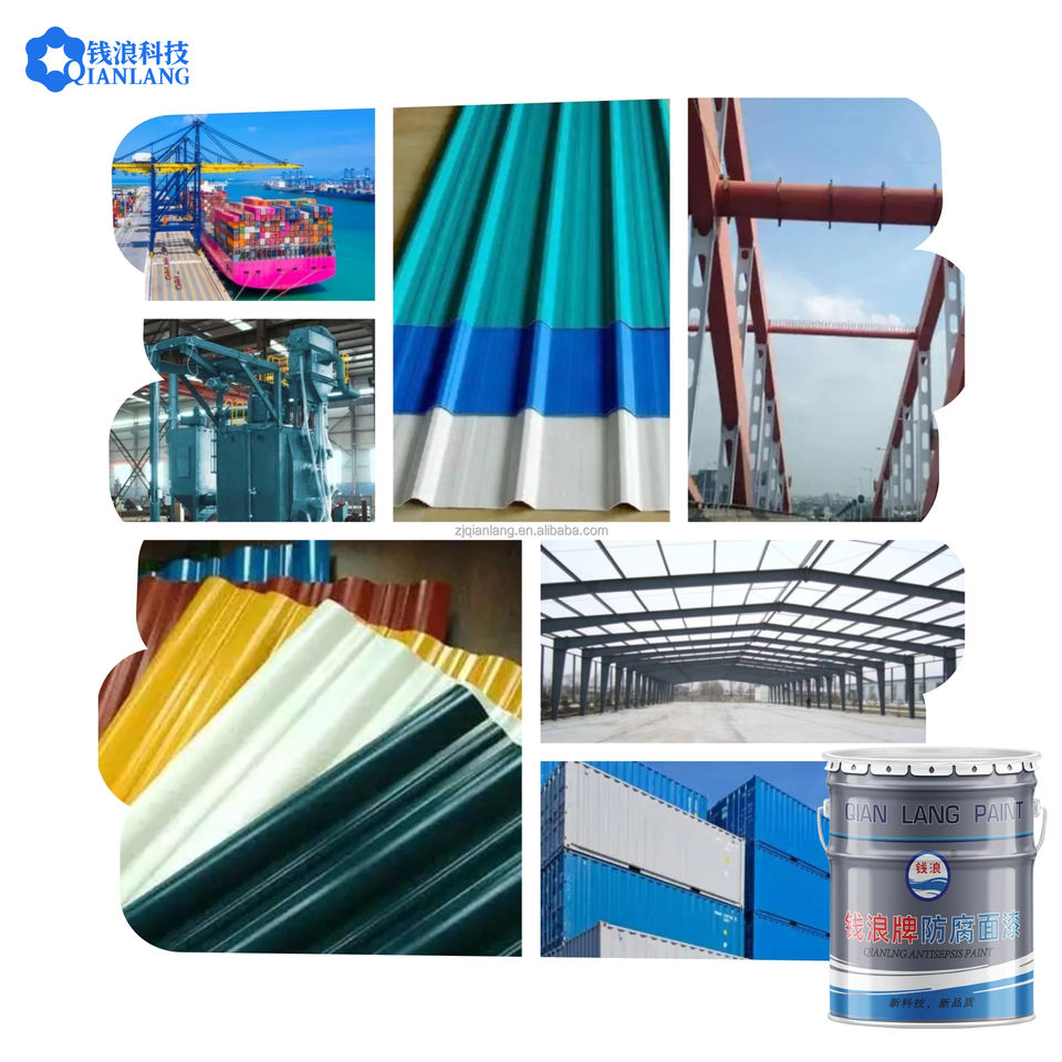 Custom Color Heavy Anti Corrosion Coatings Fluorocarbon Resin Top Paint ...