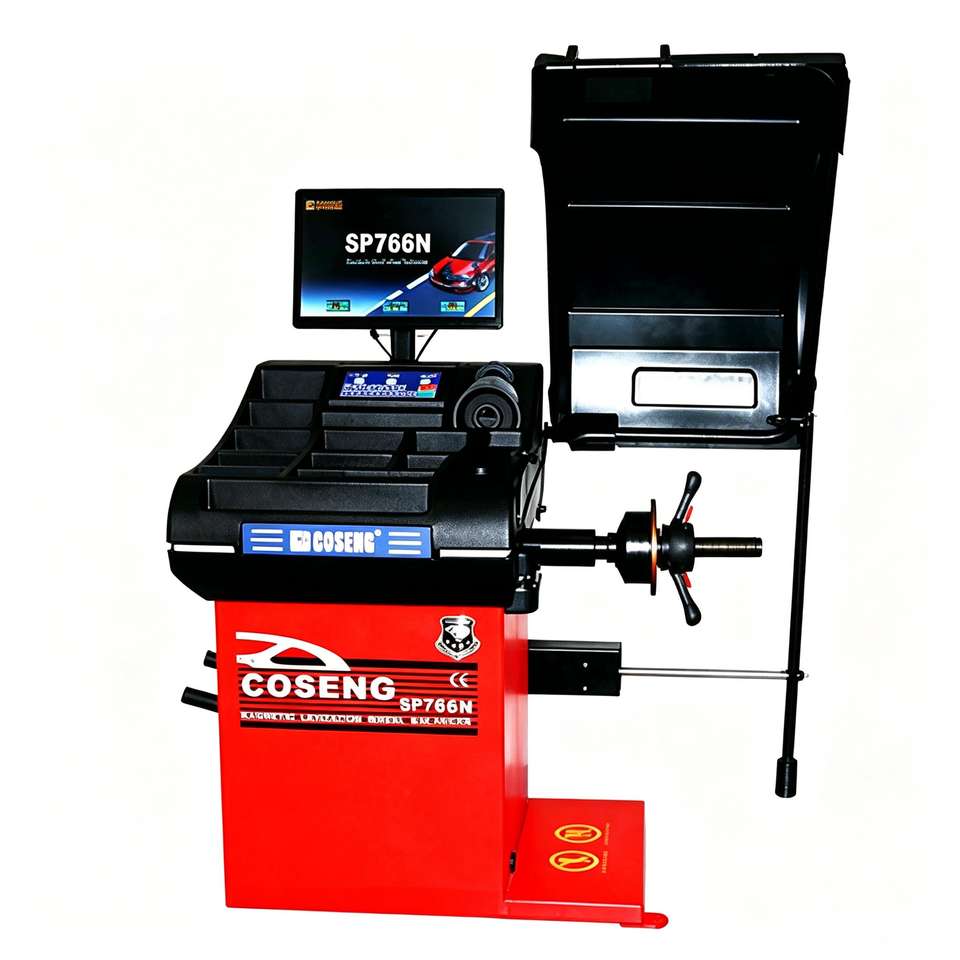 SP766N Magnetic Levitation Wheel Balancer 512 Positions Laser Visual ...