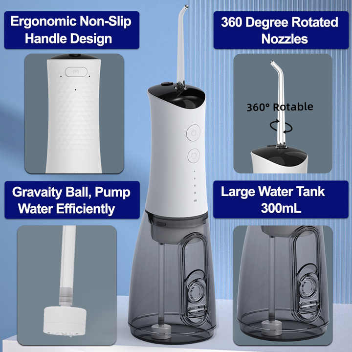 Portable Pik Teeth Clean Machine - Professional Water Flosser