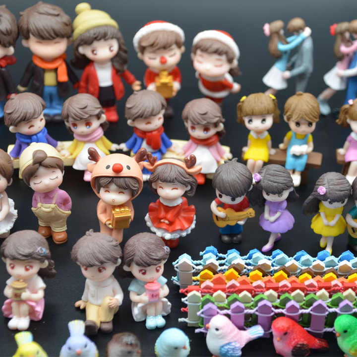 custom make resin plastic pvc colorful little old people miniature baby ...