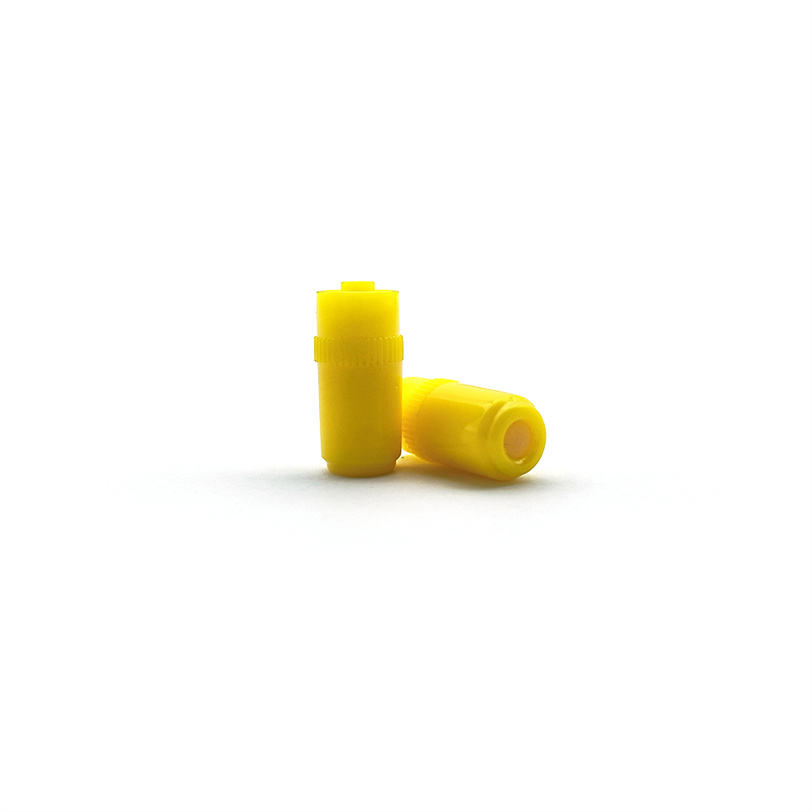 Wholesale Medical Yellow Plastic Luer Lock Heparin Cap