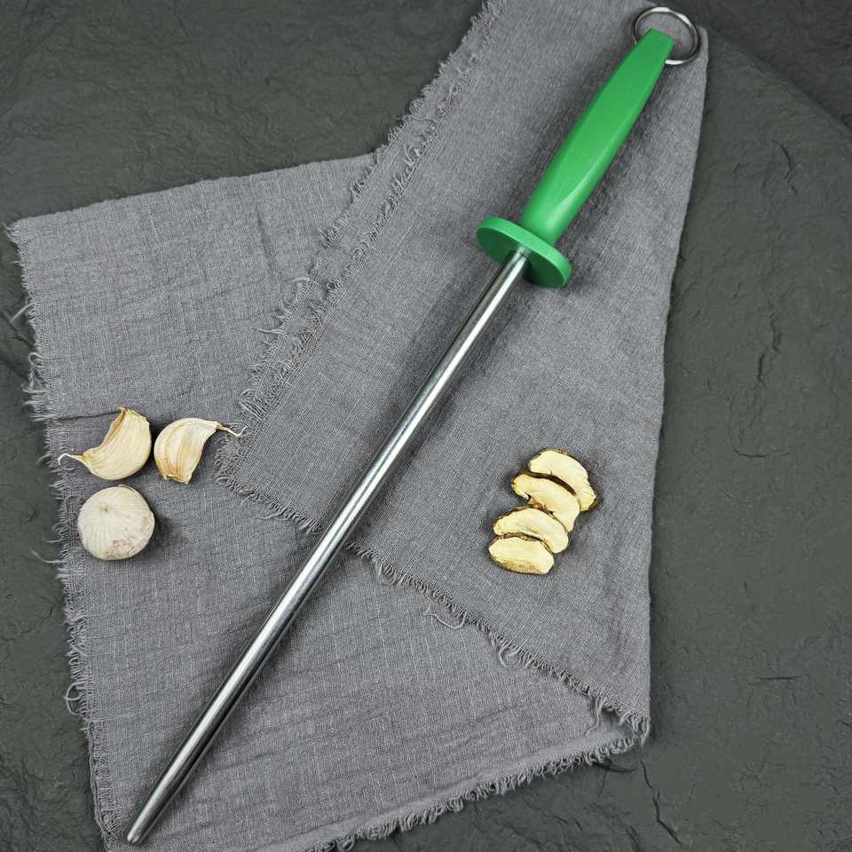 12" Smooth Sharpening Steel Rods - Professional Knife Honing Tool to ...