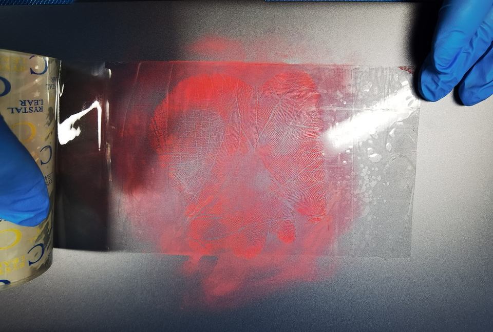 Fingerprint enhancement tape, forensic fingerprint tape, evidence ...