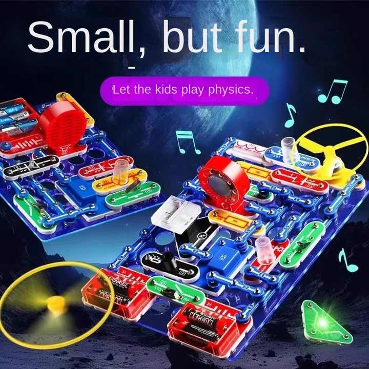 Baipin DIY Plastic Electronic Building Block Set for Primary School ...