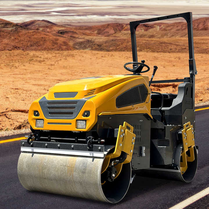 2.5 Ton 3 Ton 4 Ton Industrial Compactor Machine Hydraulic Vibrating ...