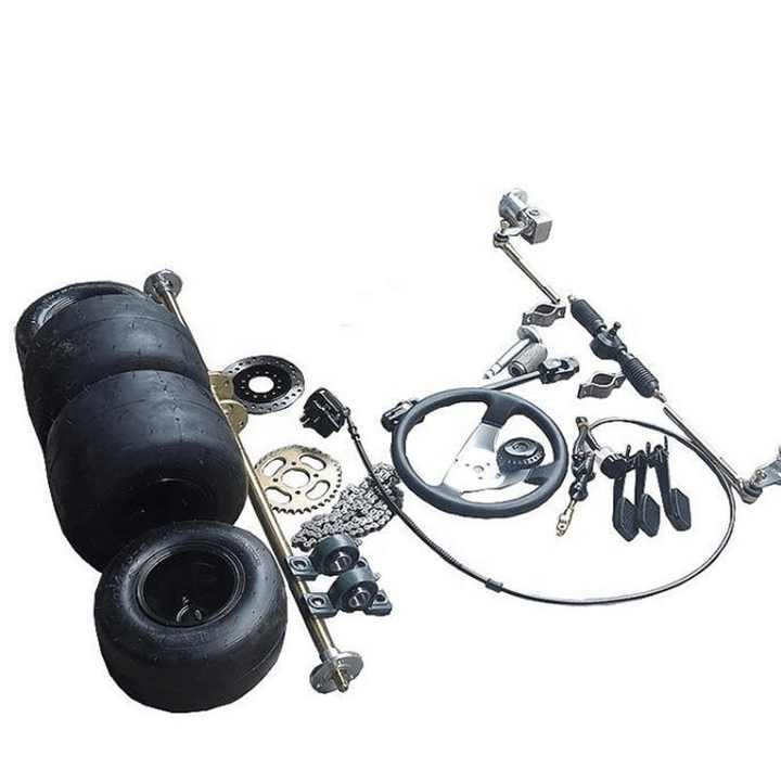 38kgs Drift 4 Wheel Electric Motorcycle 168CC Kart Kit Modification ...
