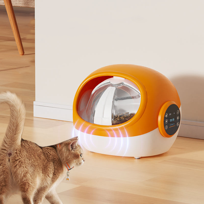 Automatic Pet Feeder with Microchip Sensor Anti Theft Foldable Lid for ...