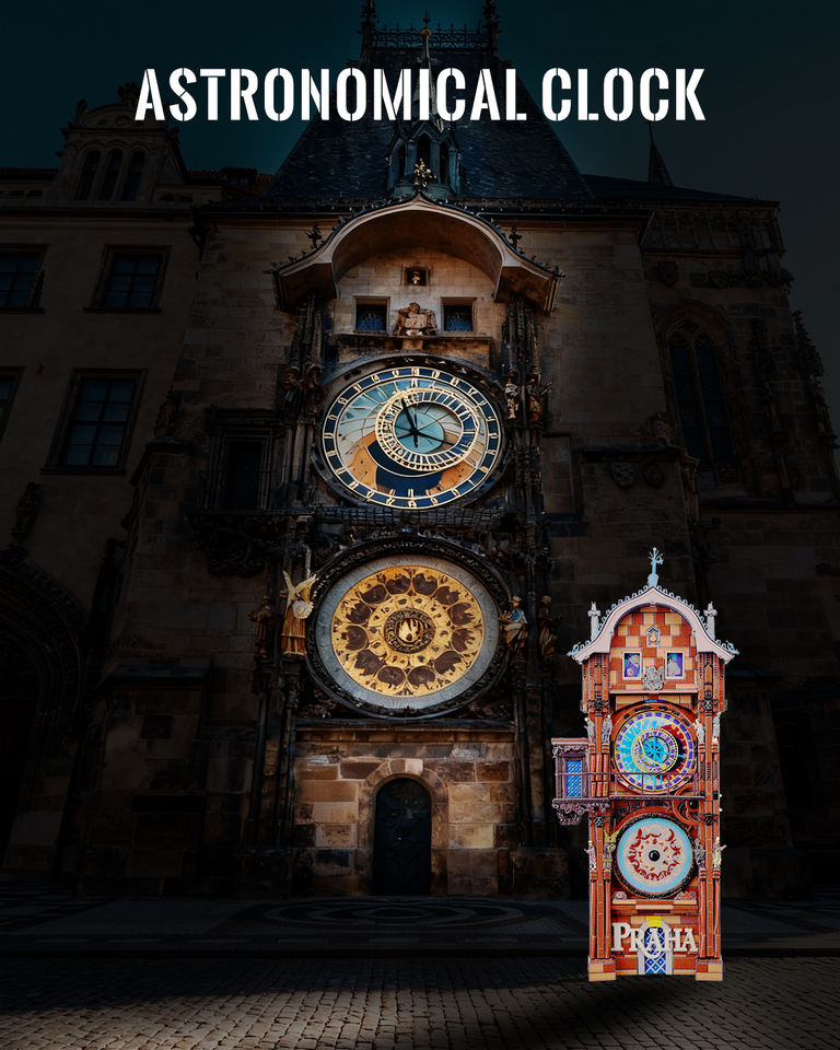Piececool Modern Astronomical Clock 3D Metal Puzzle DIY Model Kit ...