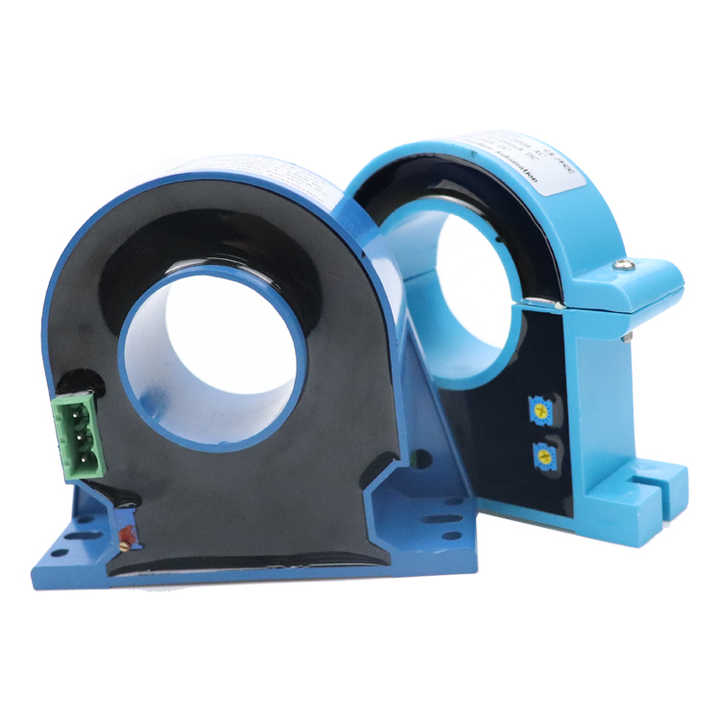 AC DC Current Transmitter Sensor 100A 200A 150A Ampere Transmitter 4-20mA 0-10V RS485 Output DC ...