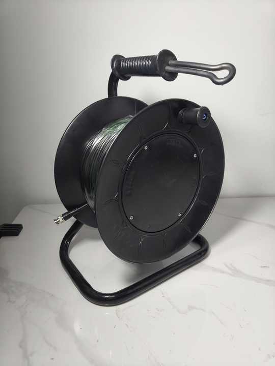 Plastic Drum - Empty Coaxial Cable Reel with 4 Sockets