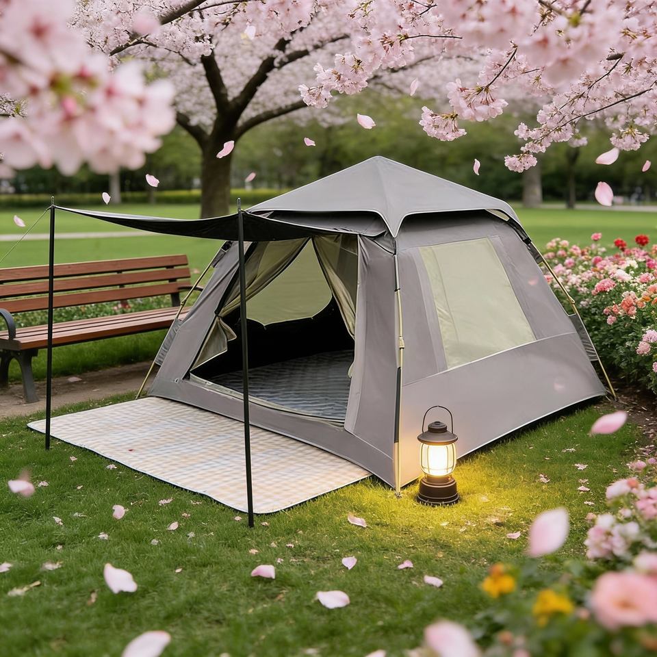 Three-in-One Ultralight Four-Season Waterproof Oxford Camping Tent ...