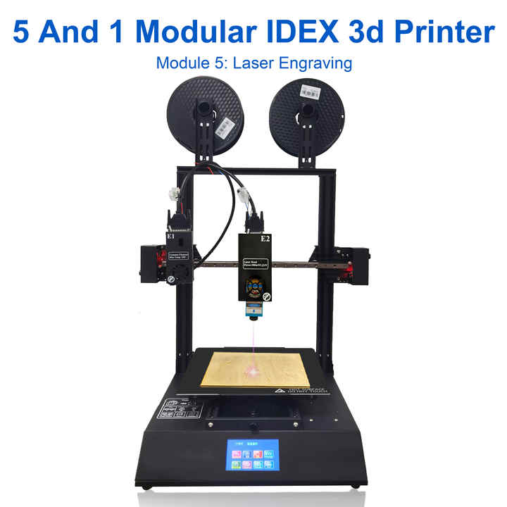 Makerpi P3 Pro IDEX 3D Printer - High Precision & Dual Color
