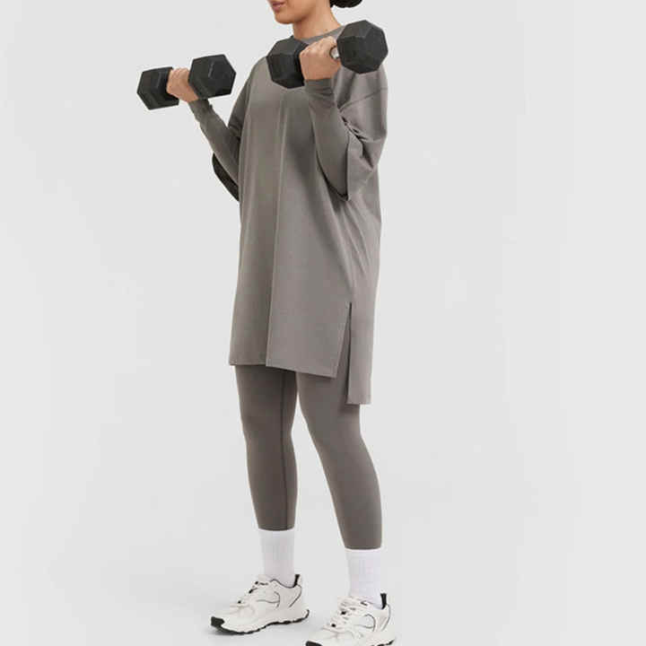 Modest Sportswear Muslim Long Loose Tops Activewear Workout Shirts ...