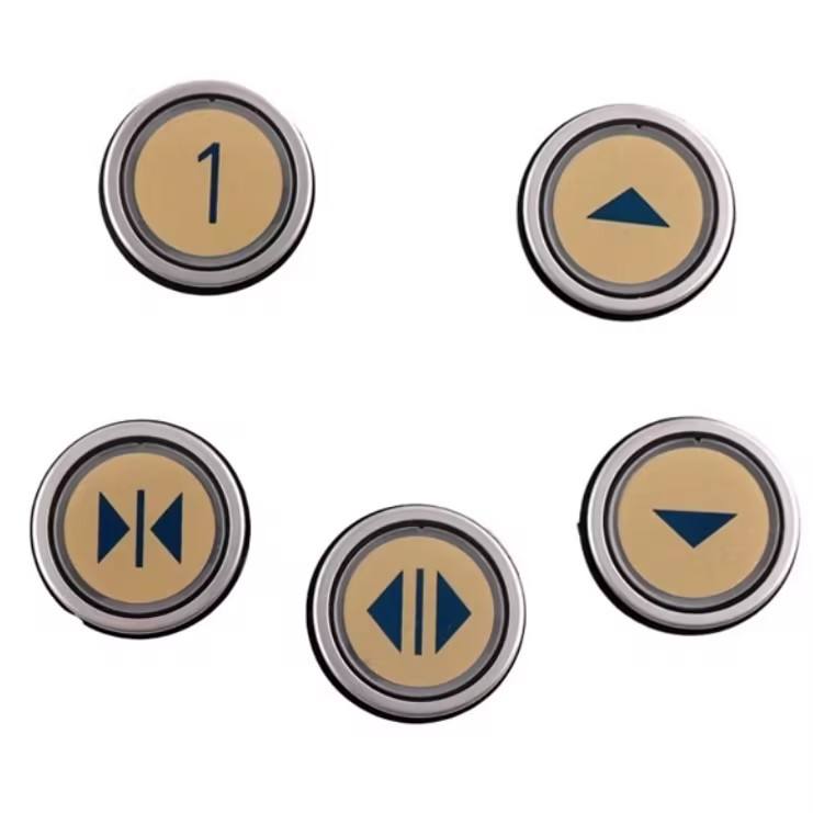 Elevator Parts Elevator 5400 D-shaped Button Thin Type| Alibaba.com