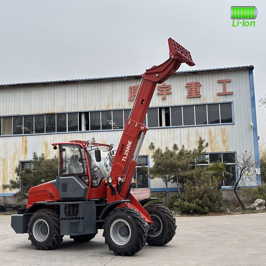 Taian Brand No Exhaust Fumes No Noise Farm Telescopic Loader Rated Load ...
