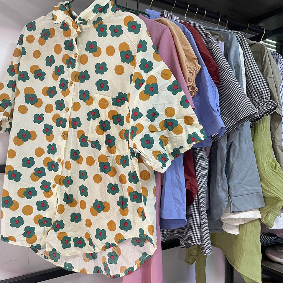 Factory Korean Ukay Used Clothes Indonesia Cotton Shirts High-end ...