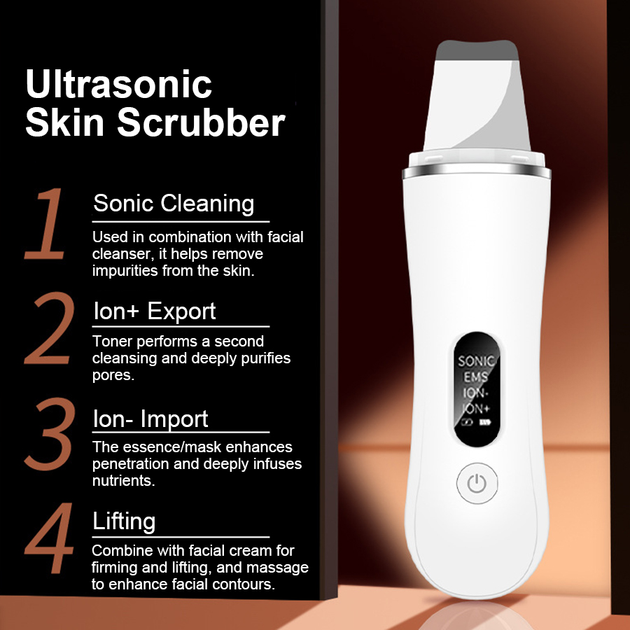 Top 5 Ultrasonic Skin Scrubber - Efficient Facial Cleaning