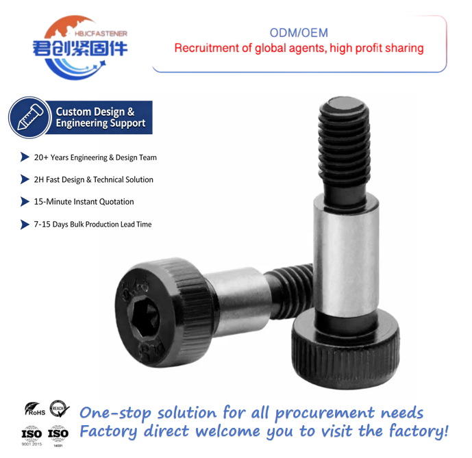 12.9 Grade Carbon Steel Metric Hex Socket Shoulder Screws Mold Equal ...