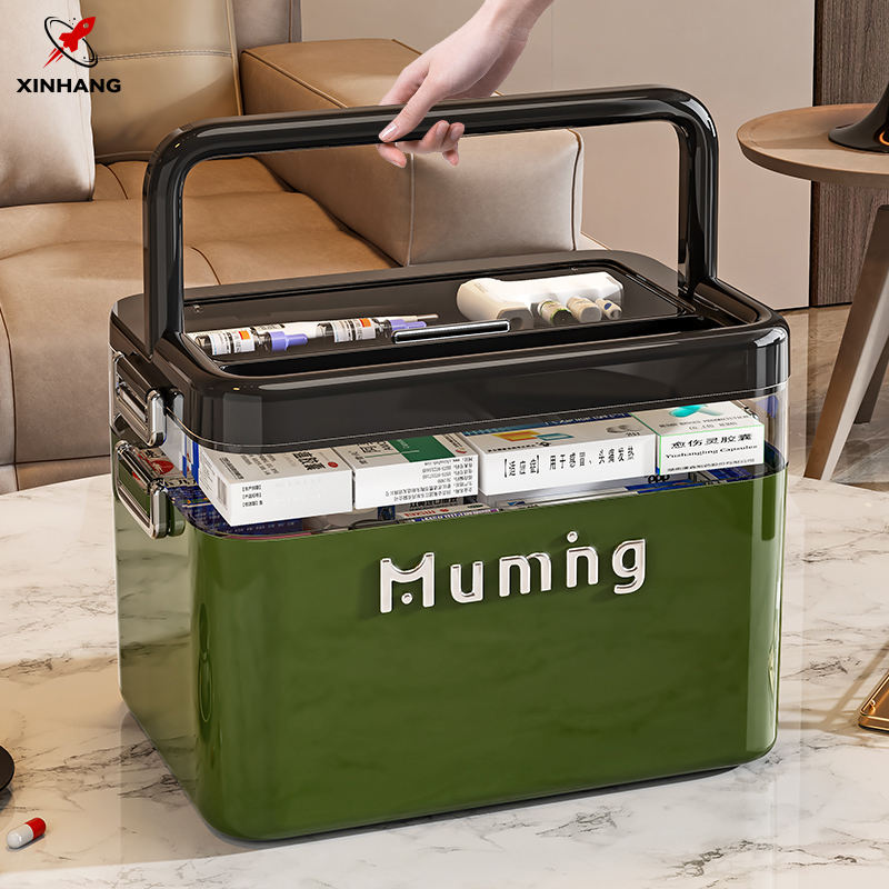 Xinhang Home Medicine Storage Box Large-Capacity Household Plastic Pill ...