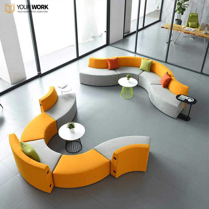 Modern Office Sofa Business Library Modular Sofas Waiting Room Hotel ...
