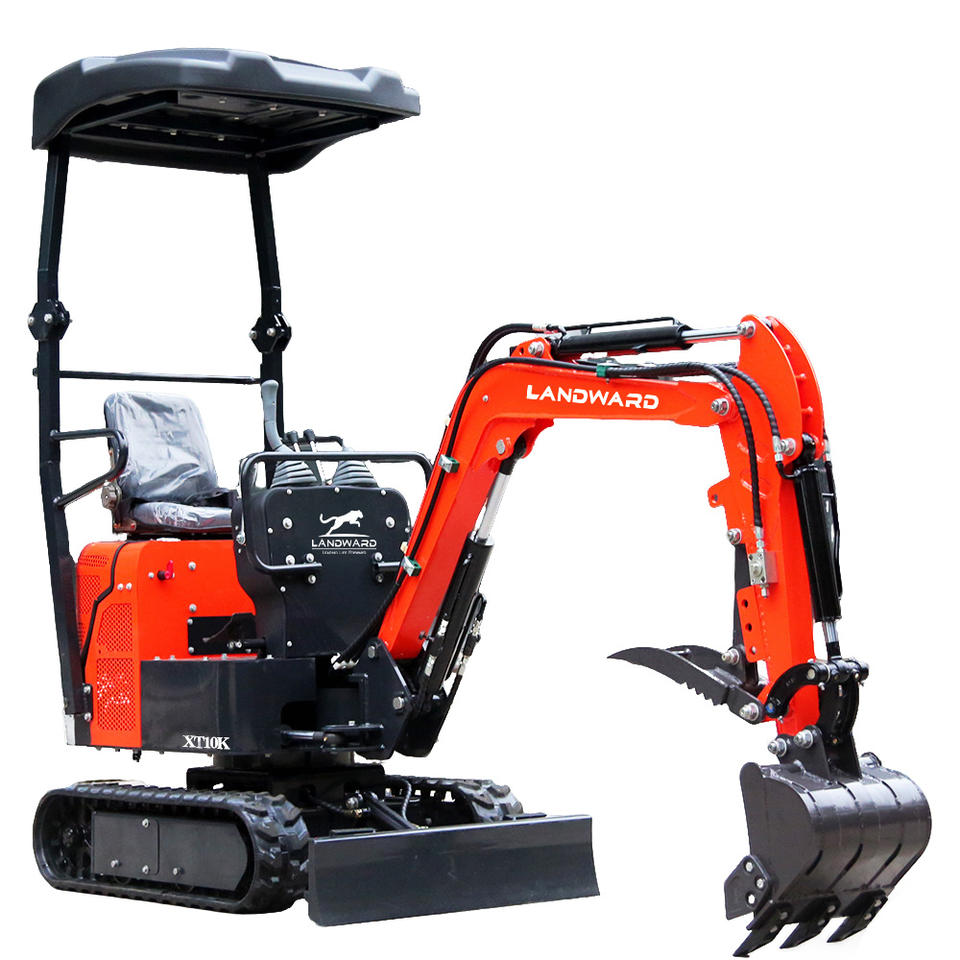 Landward Mini Excavator New Agricultural Micro Excavator 1000kg ...