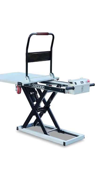 Portable Manual Hydraulic Lifting Platform - Scissor Trolley