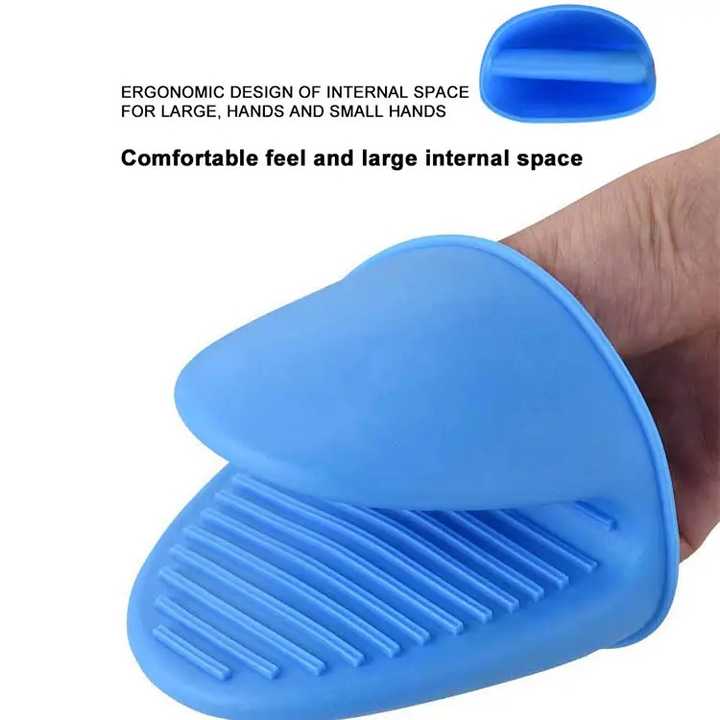 2024 Silicone Cooking Pinch Grips Oven Mitts Finger Protector Pot ...