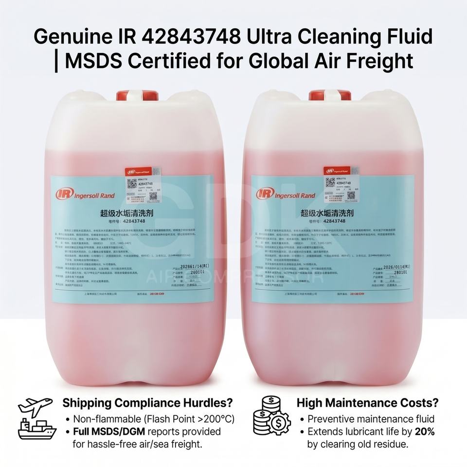 Ingersoll Rand 42843748 Ultra Cleaning Fluid MSDS Certified for Global ...