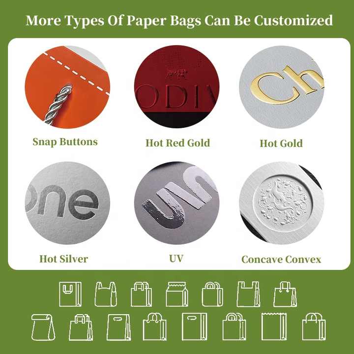 Classic Brown Kraft Paper Bag for Supermarket for Noodles Salad Potato ...