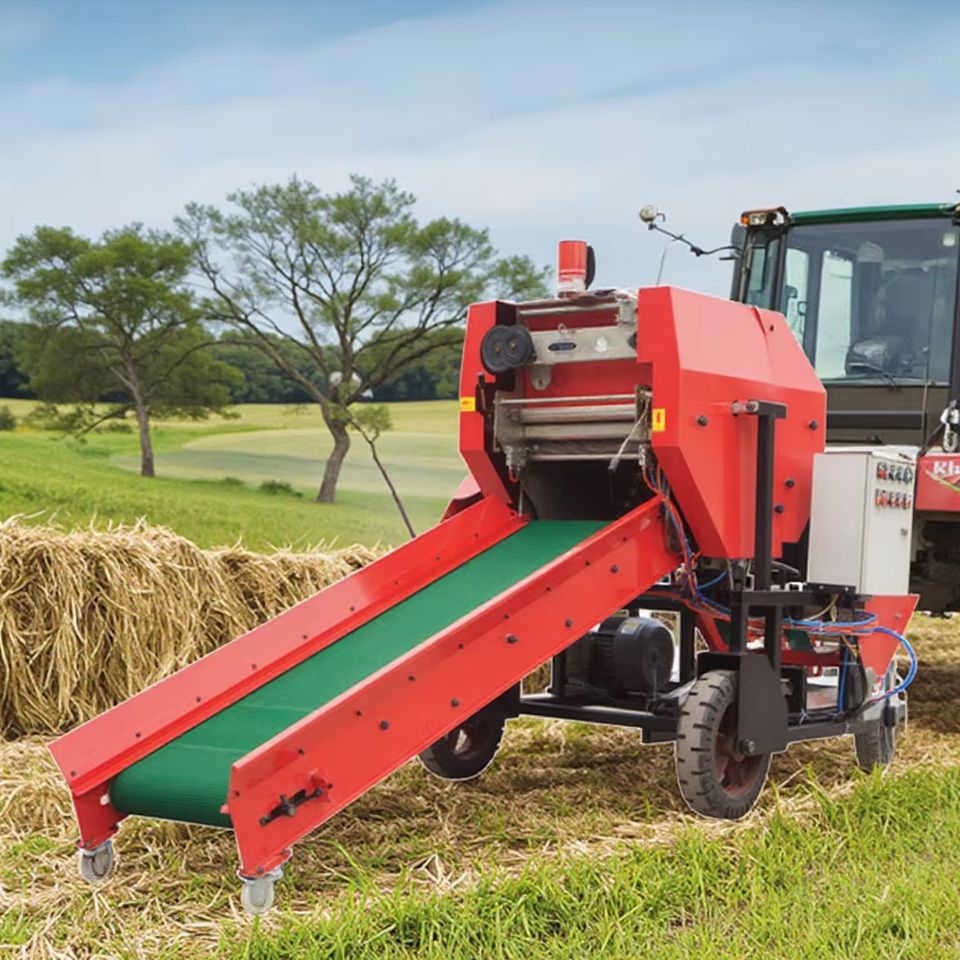 Kubota Round Straw hay Baler Automatic Corn Silage Machine Baler square ...