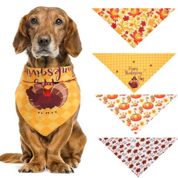 Customised Logo Patterns Design Plaid Pet Scarf Washable