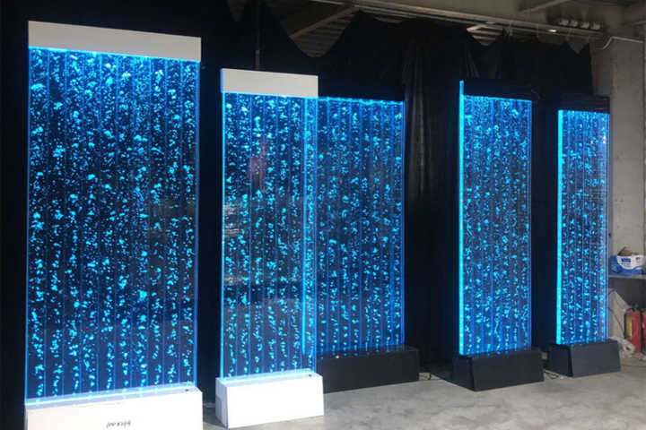 Floor Standing Color Changing Fashion New Design LED Acrylic Water ...