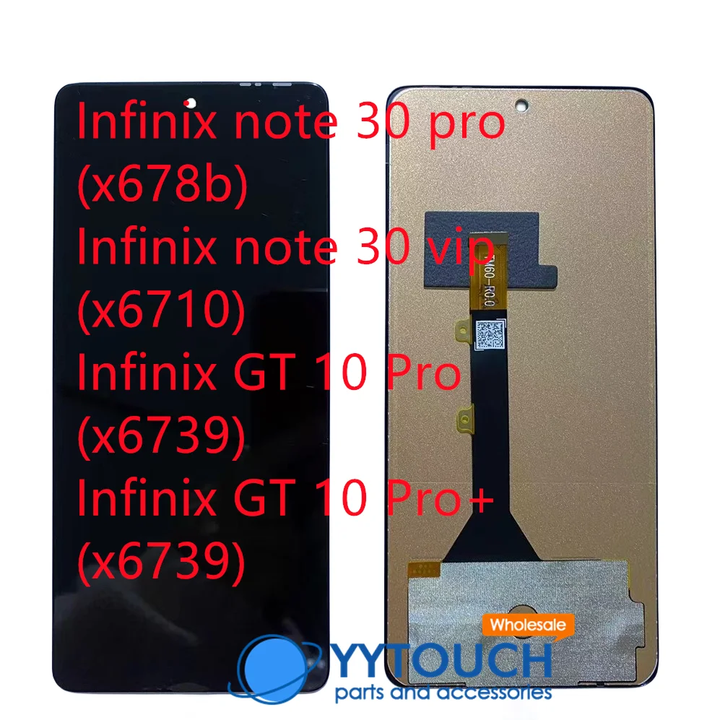 Para Infinix note 30 pro x678 x678b Pantalla LCD Pantalla táctil para ...