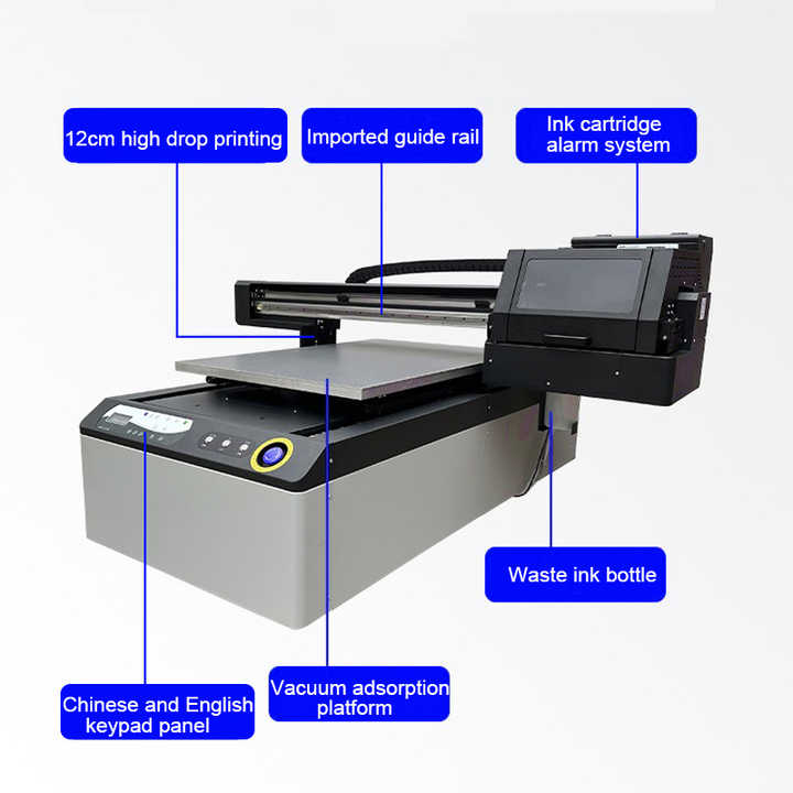 Jetpal 9060 A1 UV Flatbed Printer UV Printer 6090 with XP600 Print ...